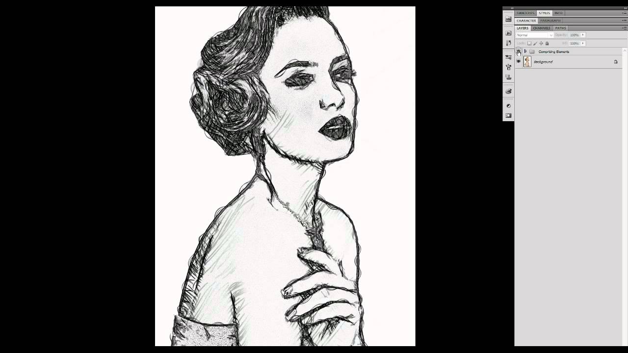 Pure Art Hand Drawing 119 – Doodle Art - YouTube