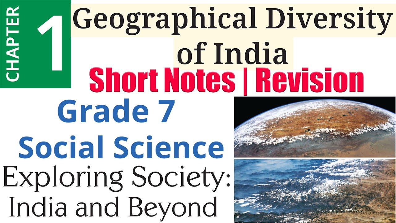 1. Geographical Diversity of India (Short Notes \ Revision) | Grade 7 ...
