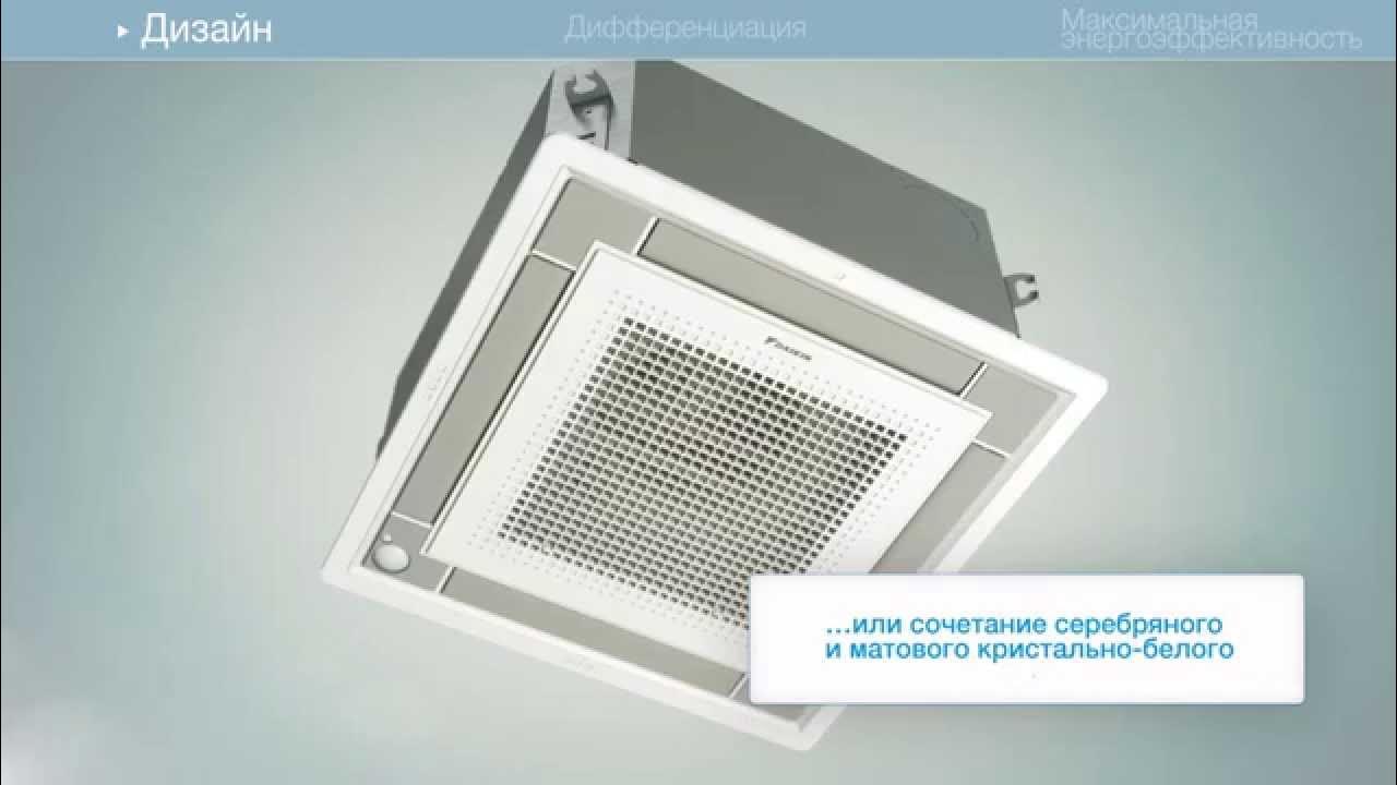 Кондиционер Daikin абсолютно плоский кассетный блок - сочетание дизайна ...