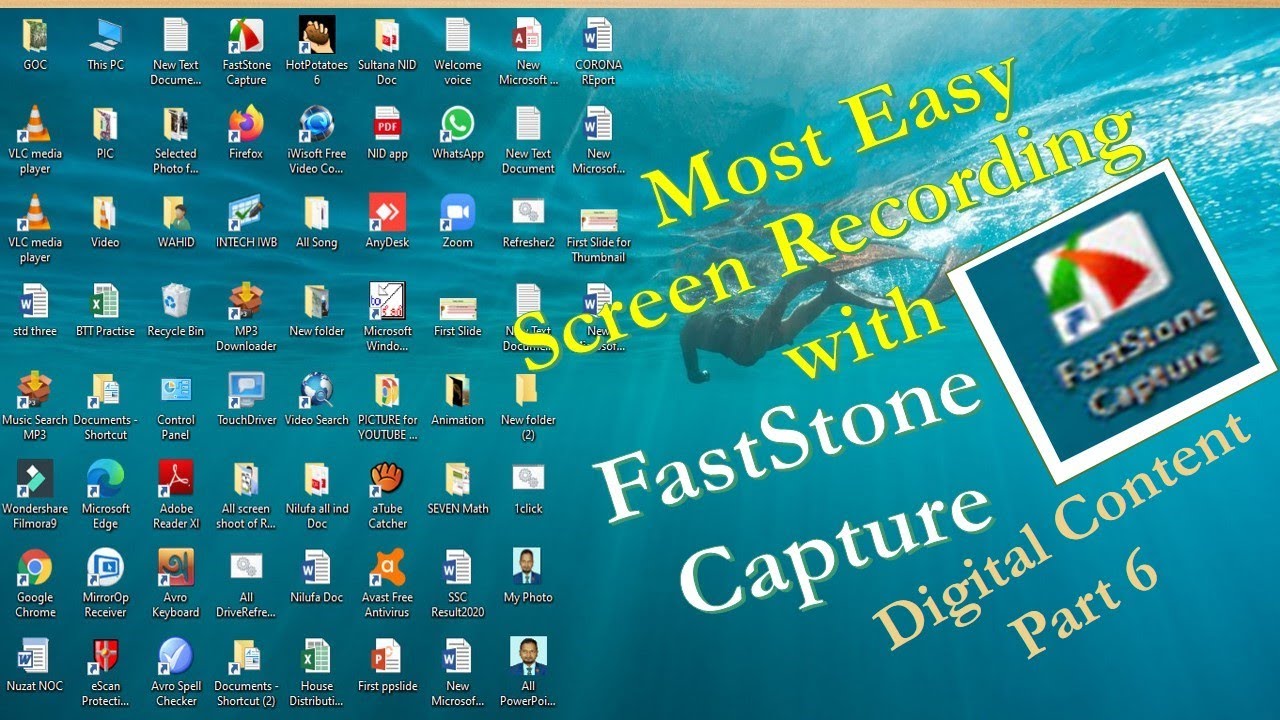 Computer Screen recording||Screen recording with FastStone Capture - YouTube