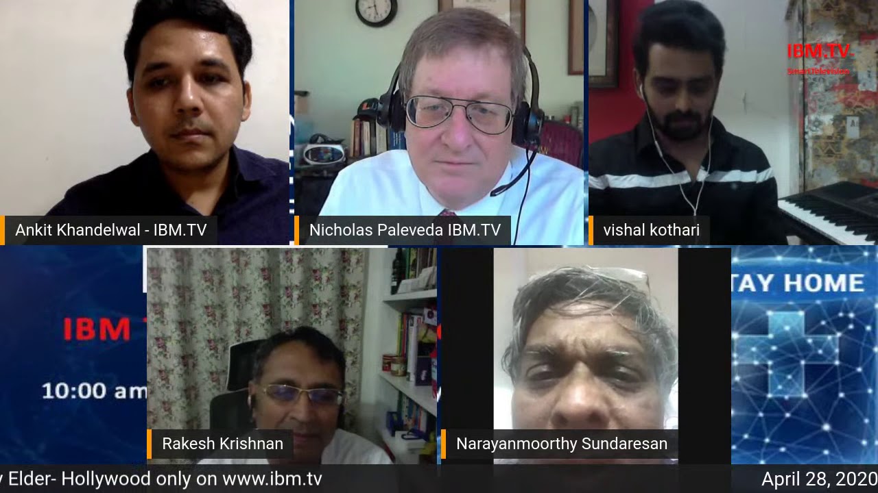 Vishal Kothari -Singer/Musician- Bollywood on IBM.TV April 28, 2020 ...