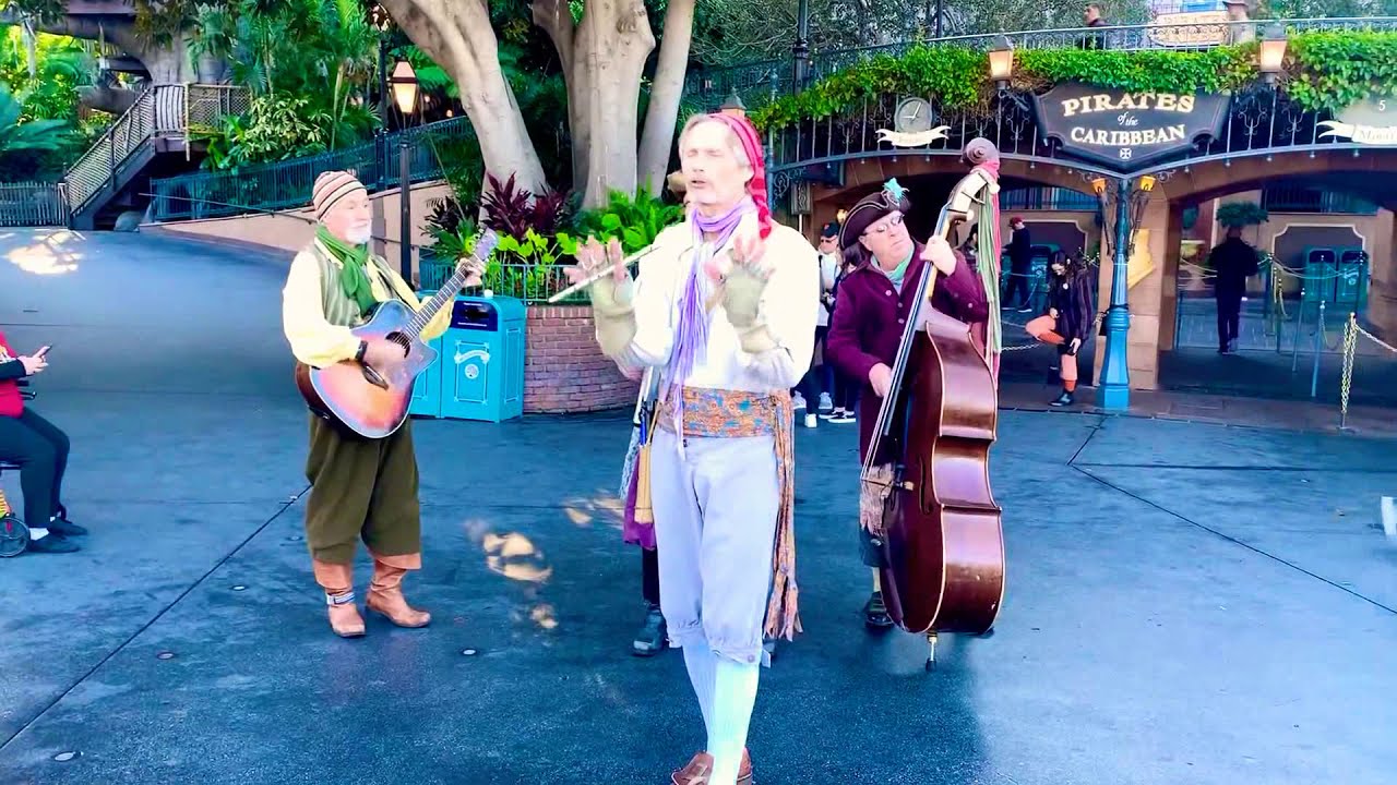 The Bootstrappers in Front of Pirates of the Caribbean at Disneyland CA ...