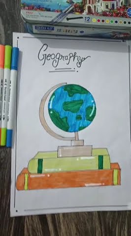 cover page idea for geography/sst💙#art#coverpagedecoration #sst # ...