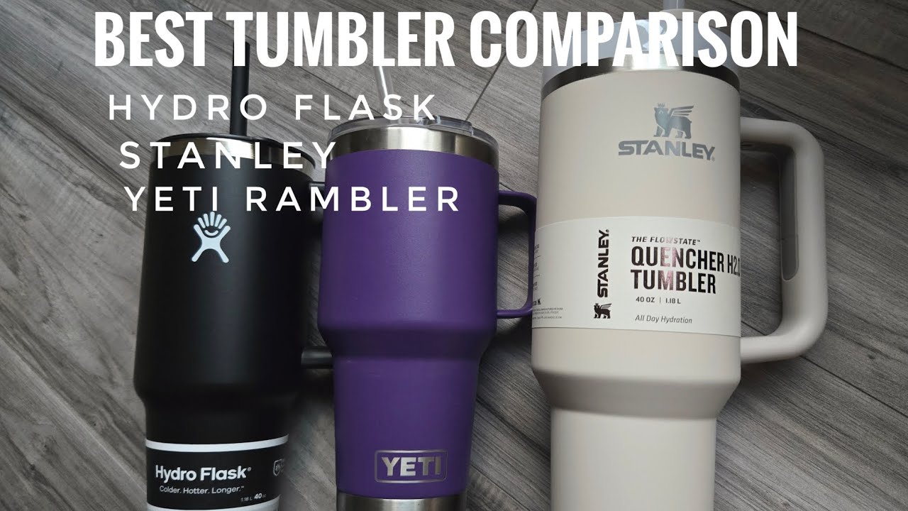 BEST Tumbler Review Yeti Rambler Stanley Quencher Hydro Flask LEAD FREE ...