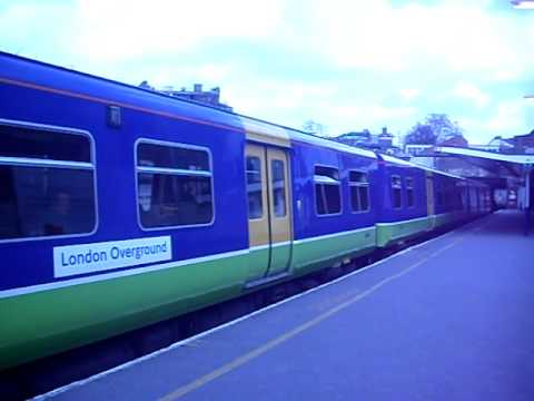 A London Overground Class 313 departs Highbury & Islington bound for ...