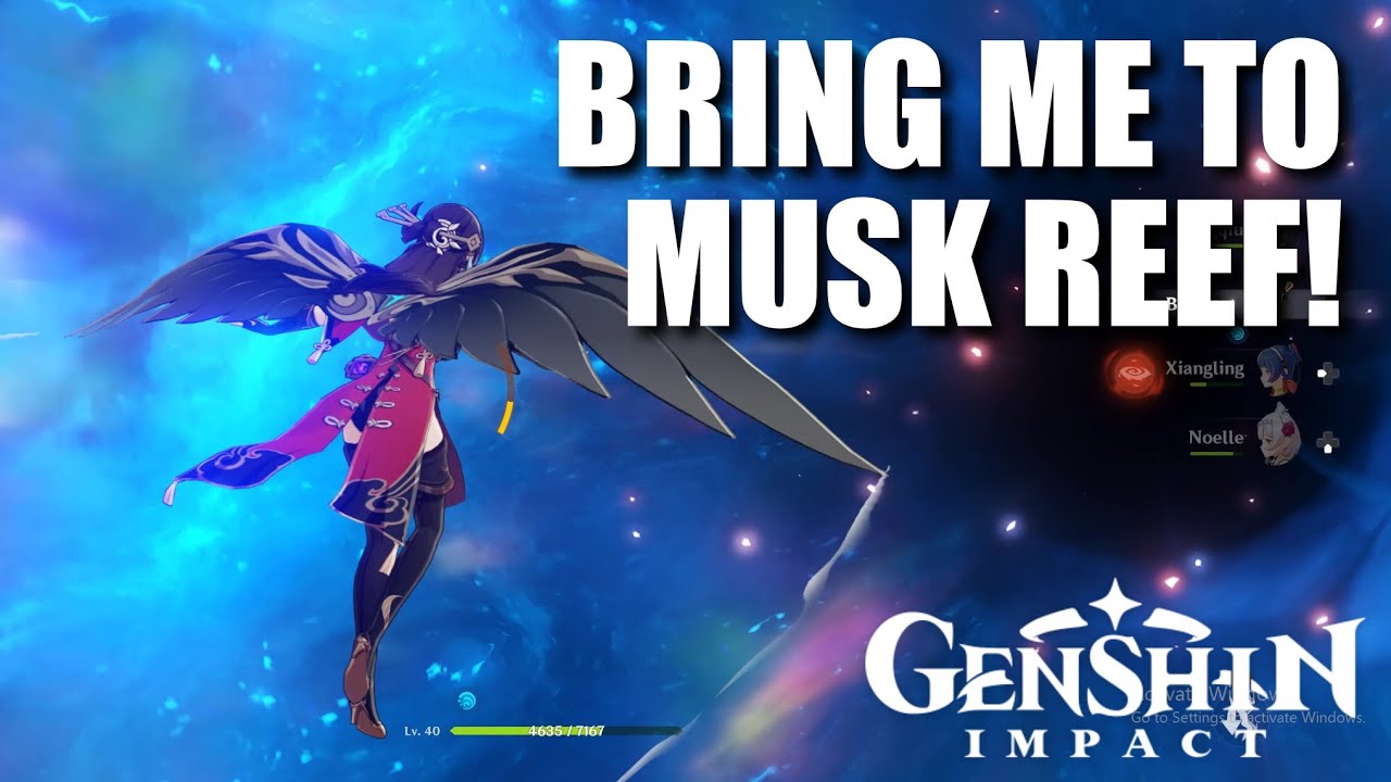 How to get to Musk Reef in Genshin Impact (Warp Drive Achievement ...