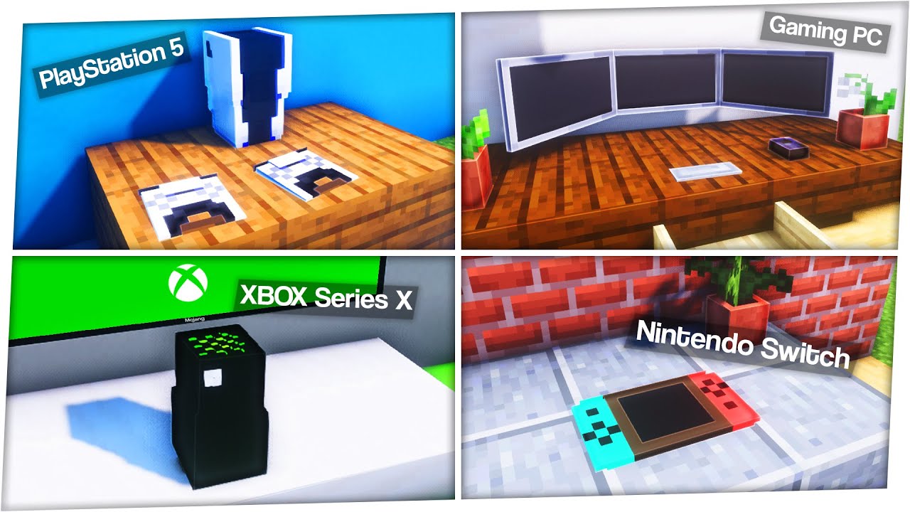 4 GAMING Bauideen in Minecraft 🎮 - YouTube