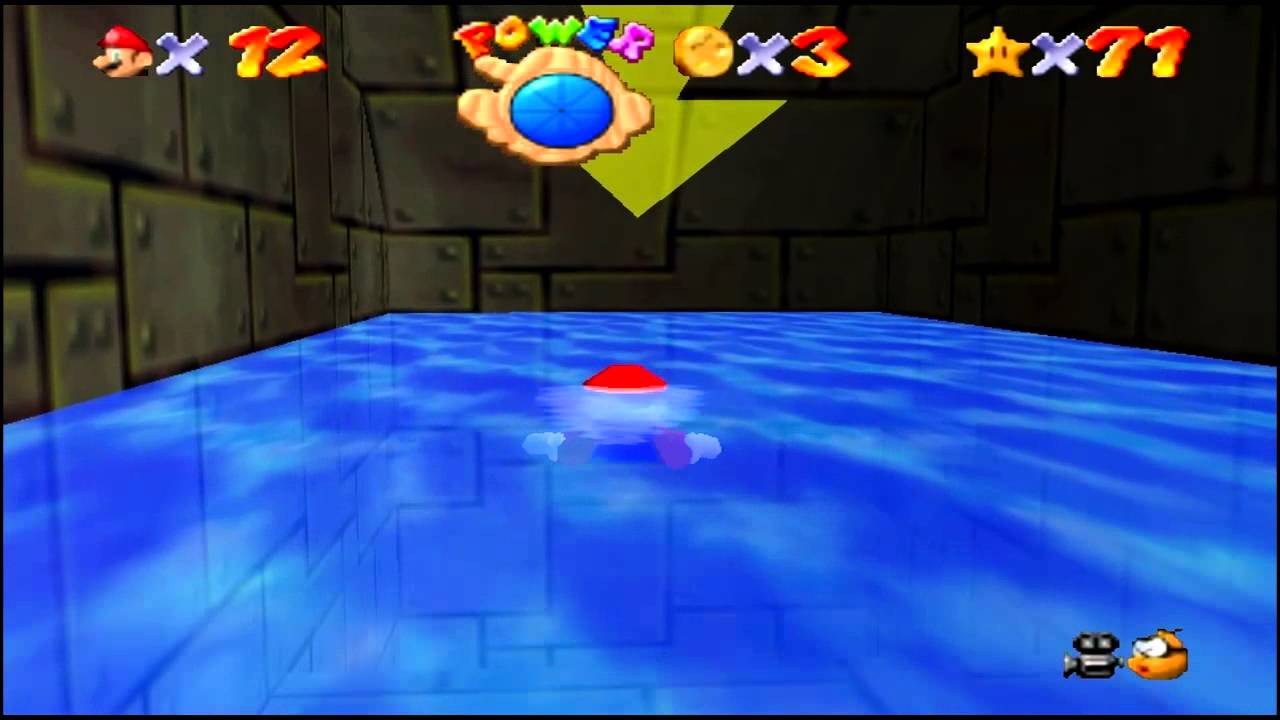 Super Mario 64 (N64) Dire Dire Docks Star #6 Collect the Caps - YouTube