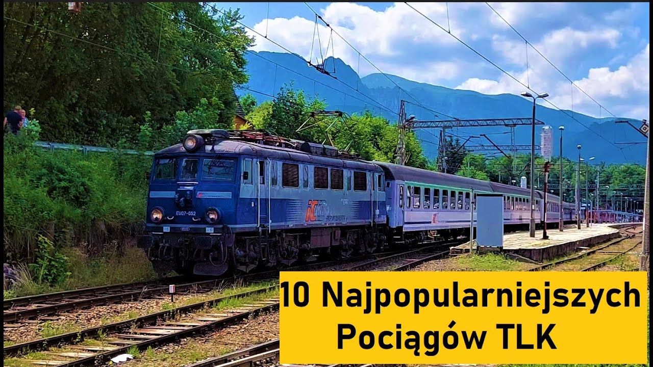 10 Najpopularniejszych pociągów TLK w Polsce - YouTube