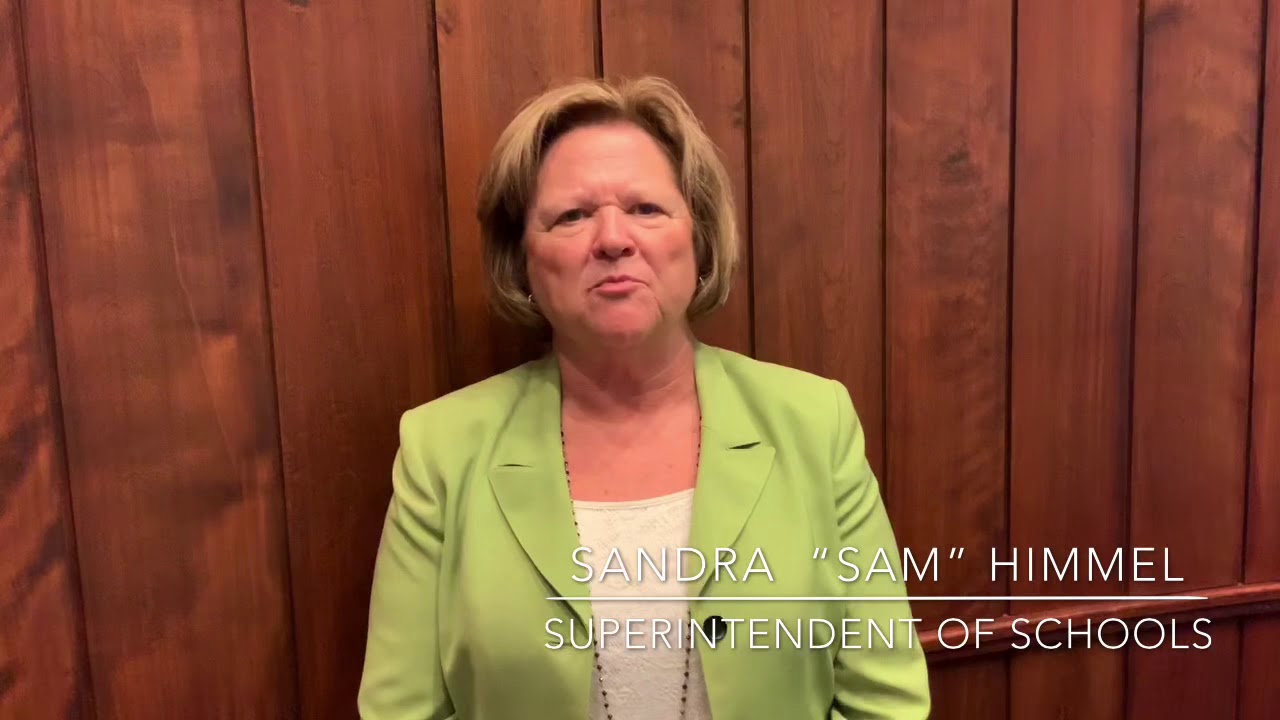Citrus County Superintendent Sandra “Sam” Himmel with a message ...