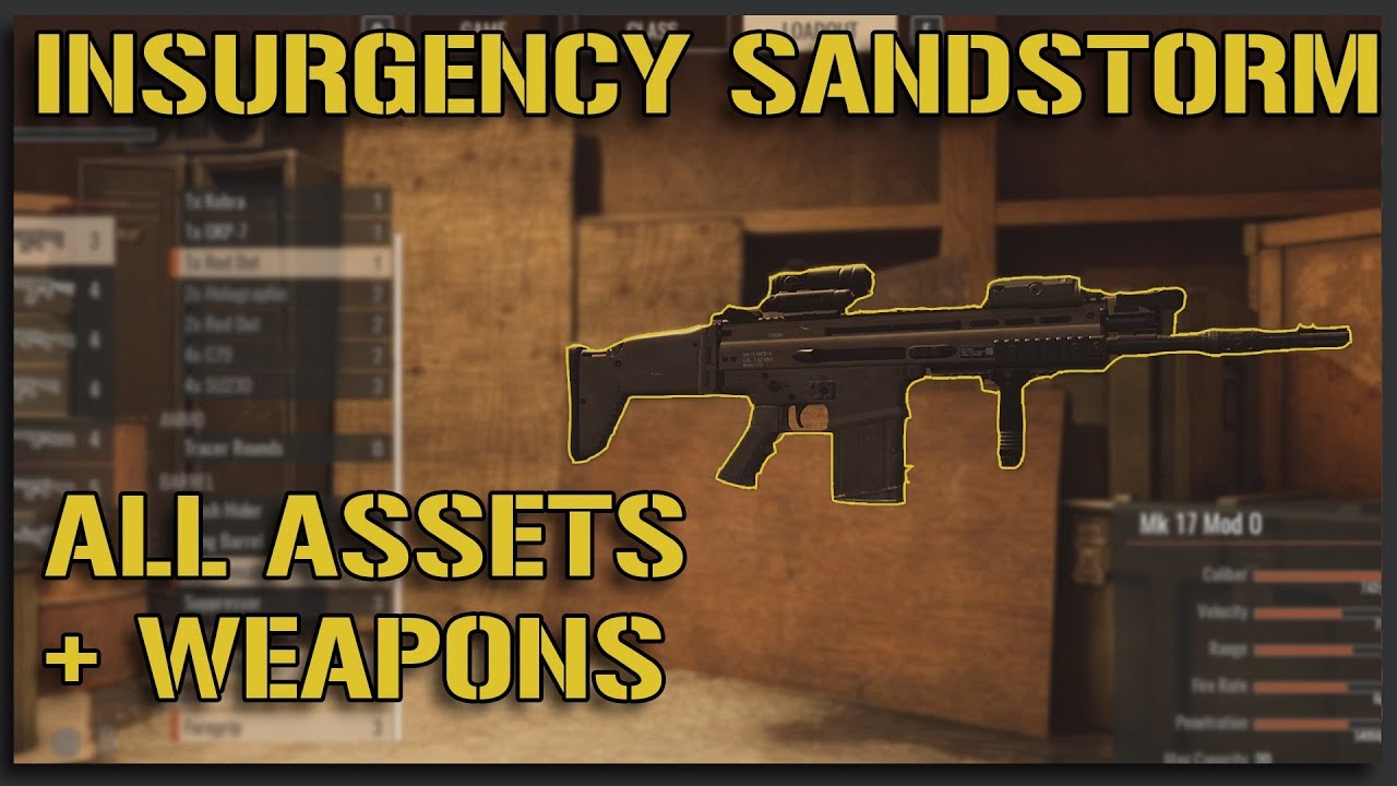 ALL Insurgency Sandstorm SECURITY ASSETS + WEAPONS - Insurgency ...