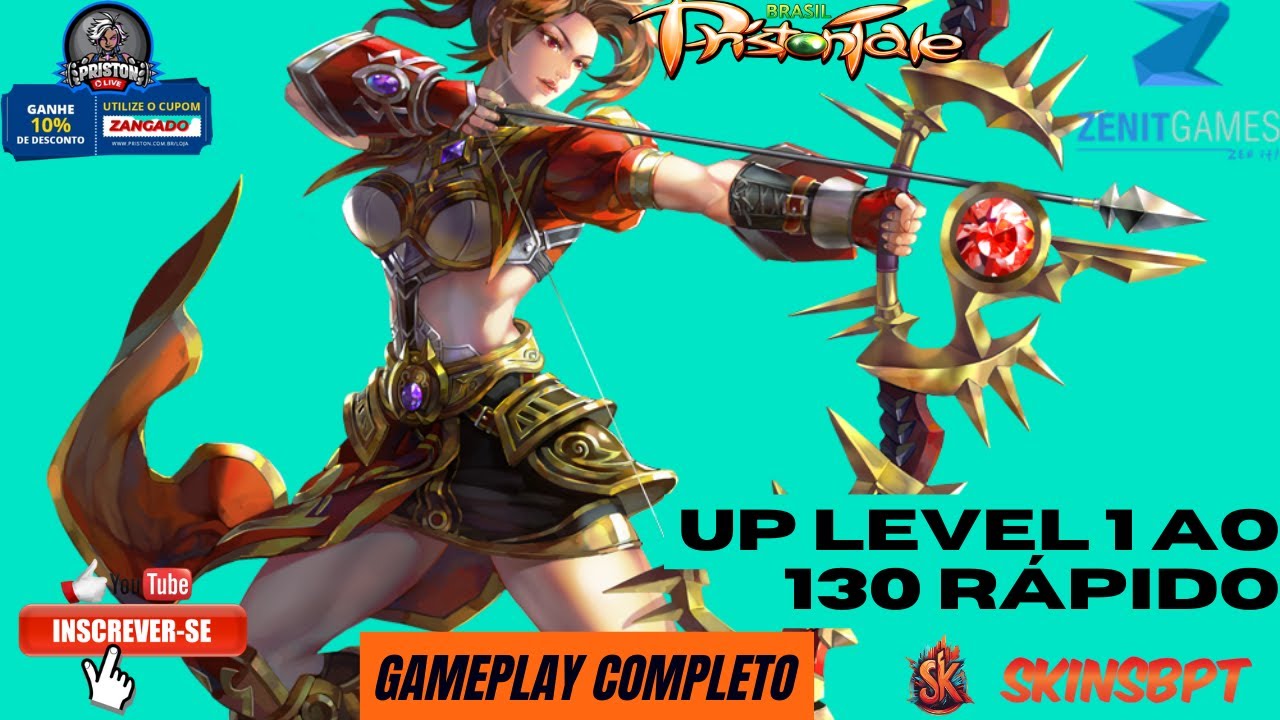 PRISTON TALE BRASIL COMO UPAR DO LEVEL 1 AO 130 RÁPIDO PARTE 3 - YouTube