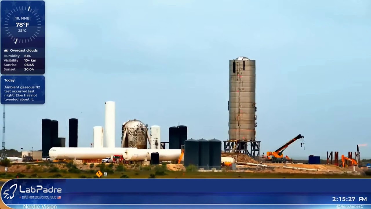 SpaceX Starship assembly 24h timelapse 2020-05-09 - YouTube