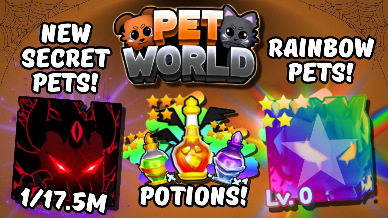 This HALLOWEEN UPDATE is INSANE! [Pet World] - YouTube