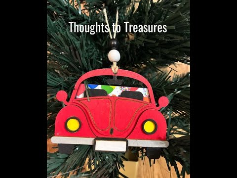 Day 14: Red Beetle Car Ornament - YouTube