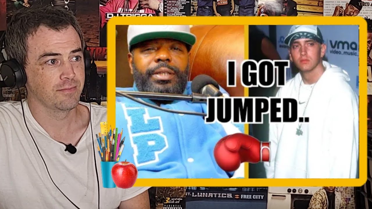 Eminem & D12 Beat Local Detroit Rapper's A** For Being a Hater!!! - YouTube