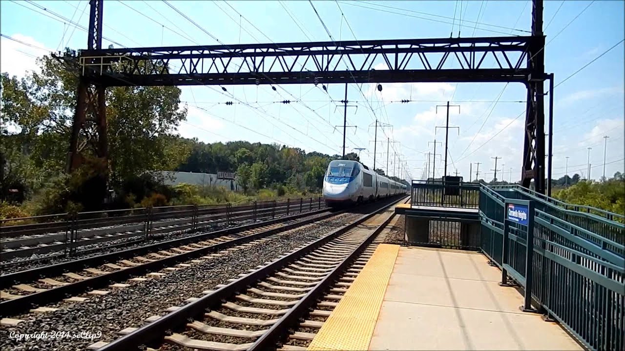 AMTRAK Acela Express on Train #2251 to Philadelphia 9/8/2014 - YouTube