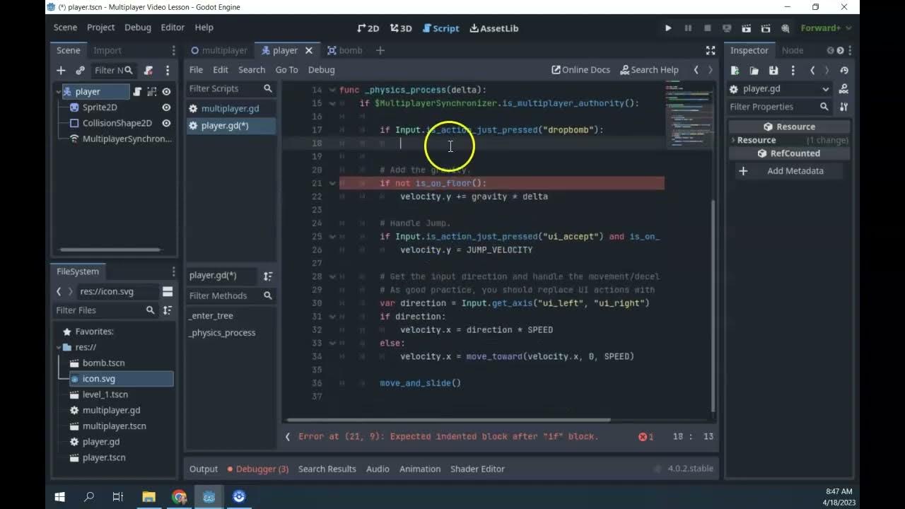 Godot Multiplayer Game Part 5 - YouTube