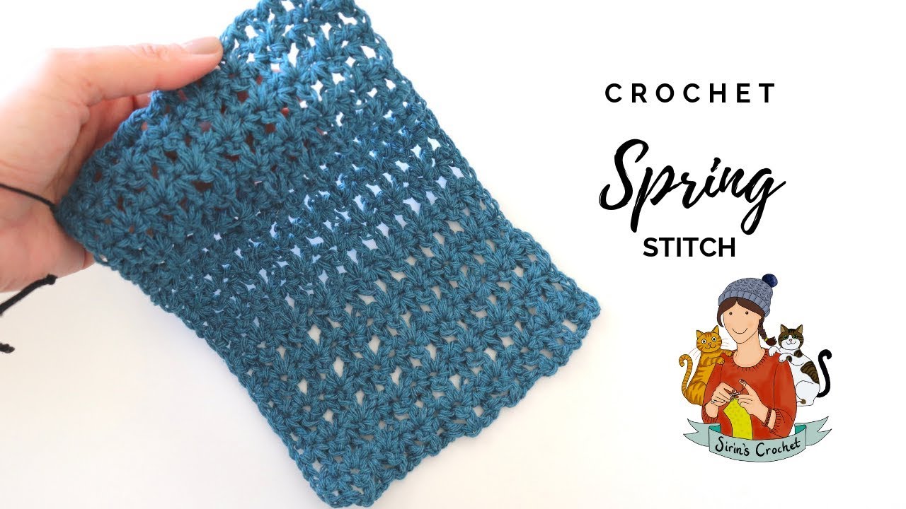 Crochet Spring Stitch - YouTube