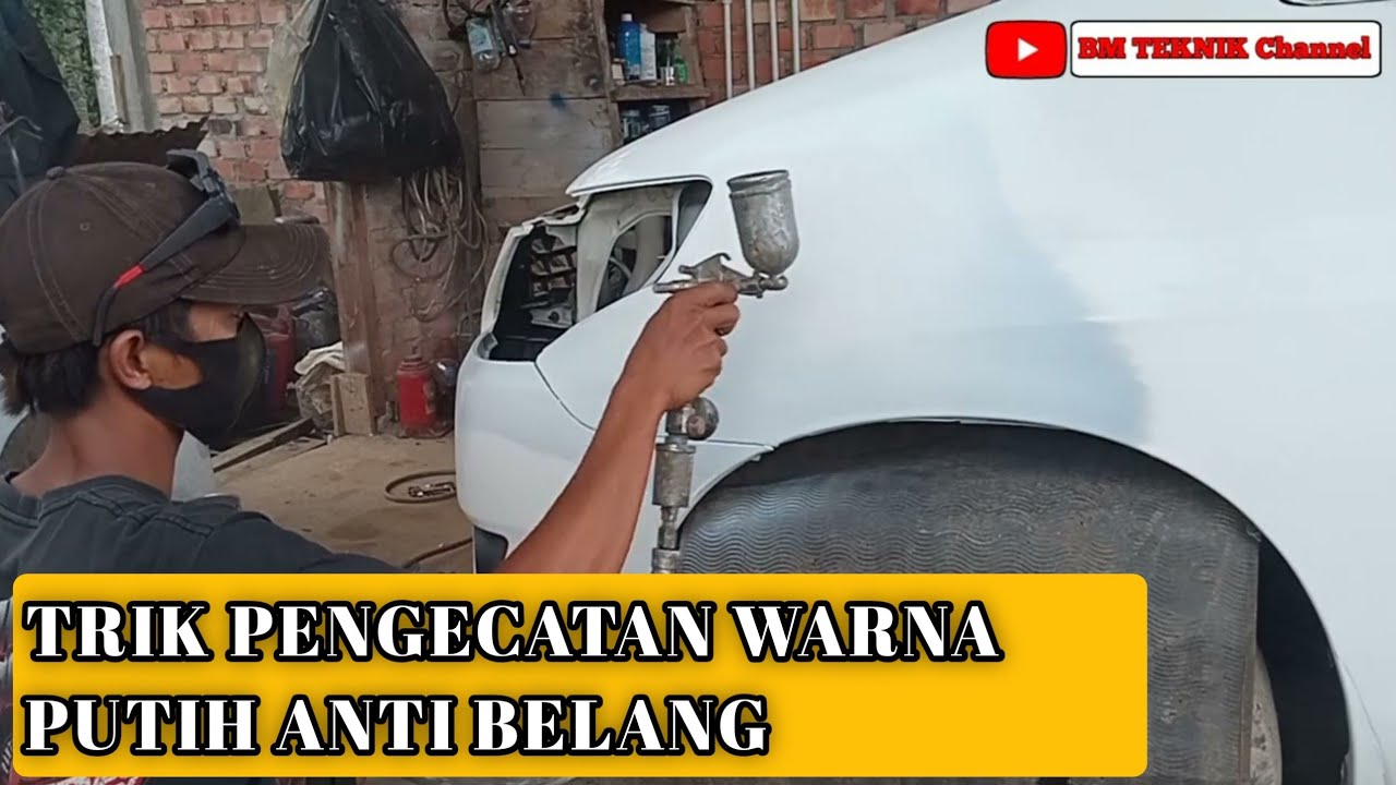 tahap pengecatan body mobil - YouTube
