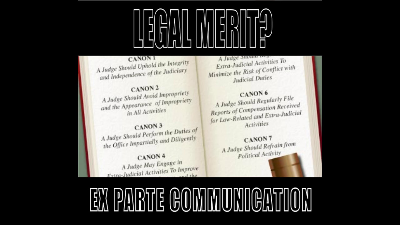 Charlotte Judge Todd Pomeroy Ex Parte Communication & No Legal Merit ...