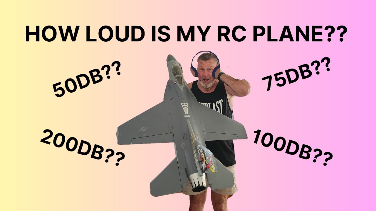 HOW LOUD IS MY RC PLANE?! | DECIBEL METER READING TEST!! - YouTube