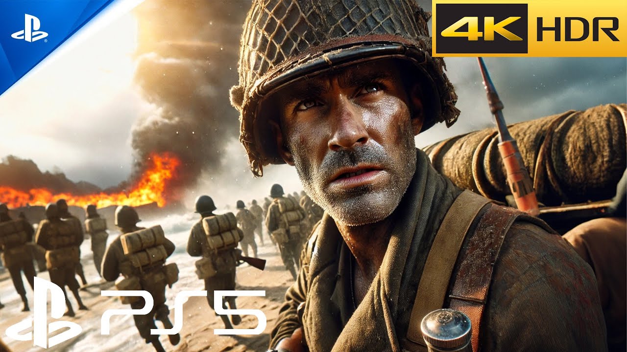 (PS5) Storming the Beaches of D-Day 1943 | Ultra Realistic Immersive ...