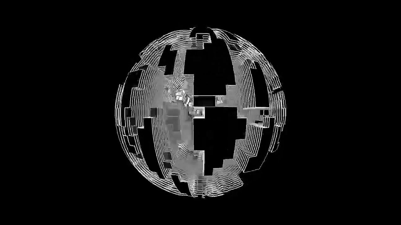 Spherical shell. Draw by openFrameworks - YouTube