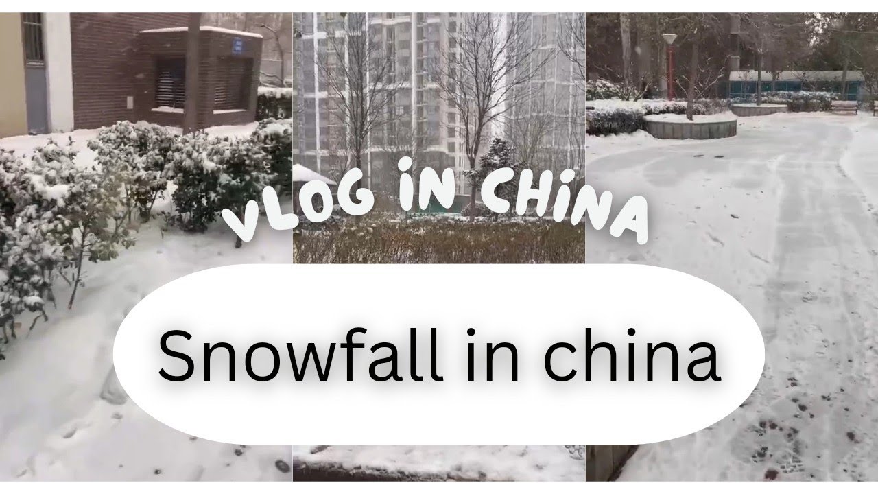 China Freezes | Snowfall in china | China | moshi_family_vloggers - YouTube