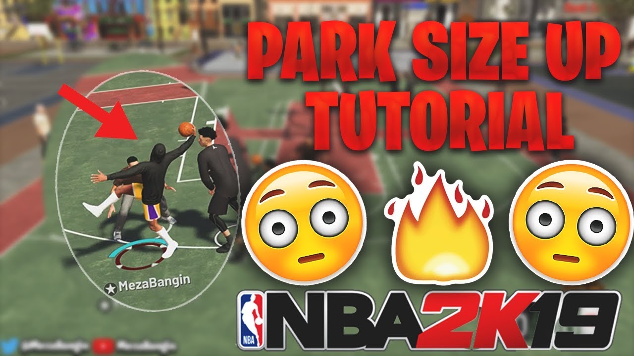 NBA 2k19 How To Do Park Size Ups *EASY* - YouTube