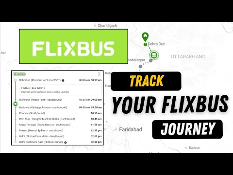 How to track your flixbus journey ll Flixbus ko kaise track kare ll ...