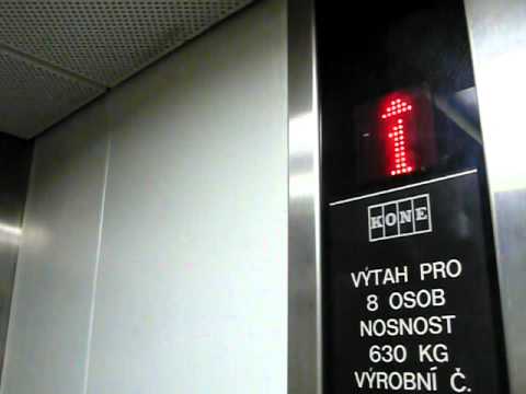 KONE elevator@railway station Petrzalka, Bratislava, Slovakia - YouTube
