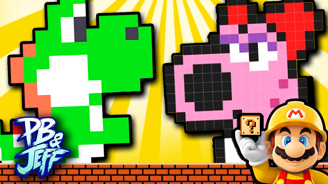 Super Mario Maker - YOSHI ️'s BIRDO! - YouTube