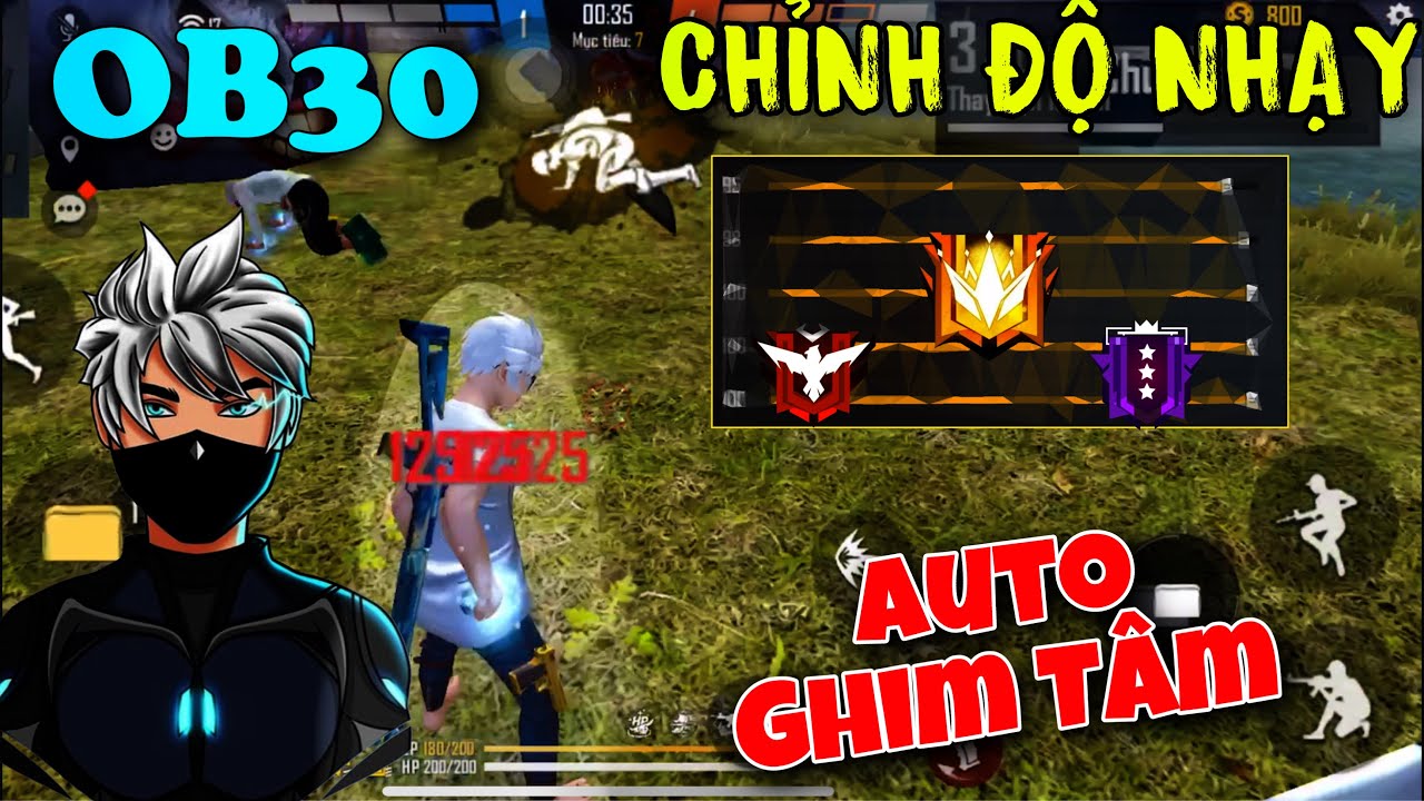 [Free Fire] OB30 Độ Nhạy OB30 | Chuẩn 100% Kéo Tâm HeadShot - YouTube