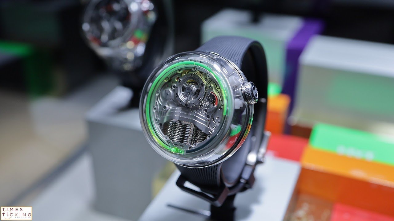 The Hybrid Mechanical Watch That Uses LIQUID To Tell The Time - YouTube