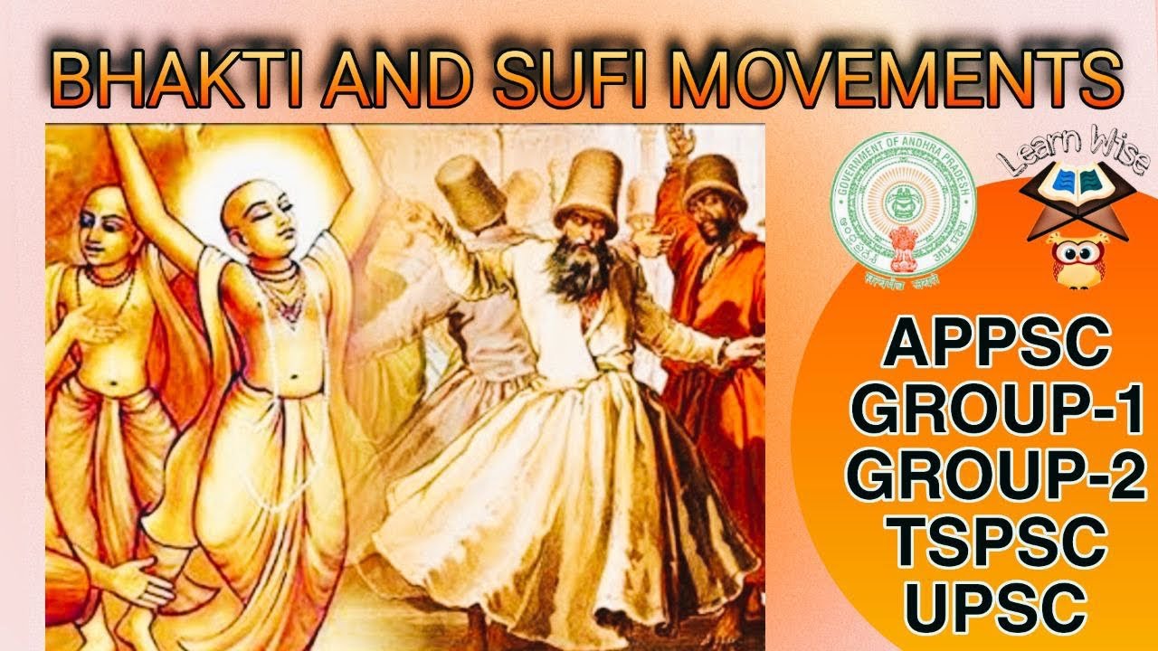 BHAKTI MOVEMENT | SUFI MOVEMENT | IN TELUGU & ENGLISH | APPSC TSPSC ...