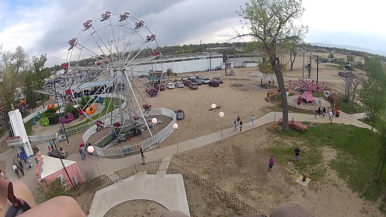 The Old Lakeside Amusement Park Race Track from the Zoom Ride with Free ...