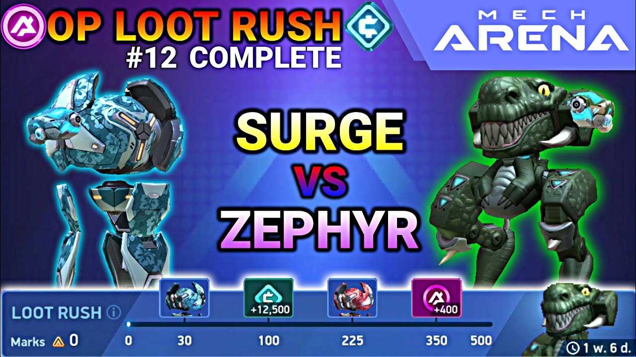 Mech Arena: Robot Showdown🔥OP Loot Rush Complete | New Mech Surge vs ...