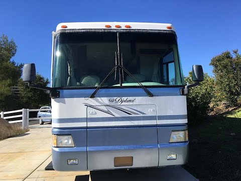 2000 Monaco Diplomat Motor Home - Wheelchair Lift Demonstration - YouTube