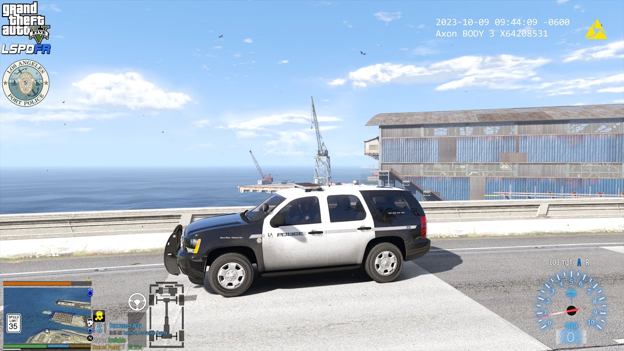 GTA V - LSPDFR 0.4.9🚔 - LAPP - Port Authority/Port Police - Stolen ...