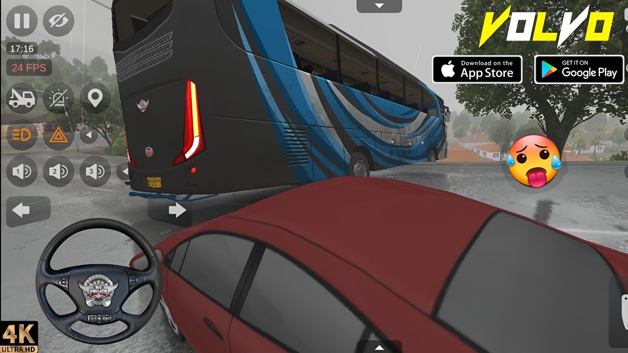 🔥Volvo Bus Simulator Game 🥰 || OMG!! Realistic Bus Simulator Games for ...