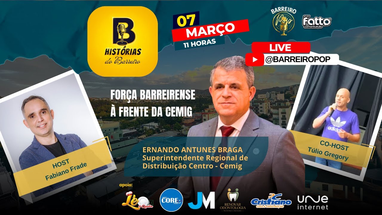 Histórias do Barreiro #027 - Ernando Antunes Braga - YouTube