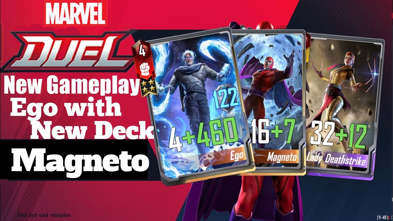Marvel Duel | New Gameplay Ego with Magneto Deck - YouTube