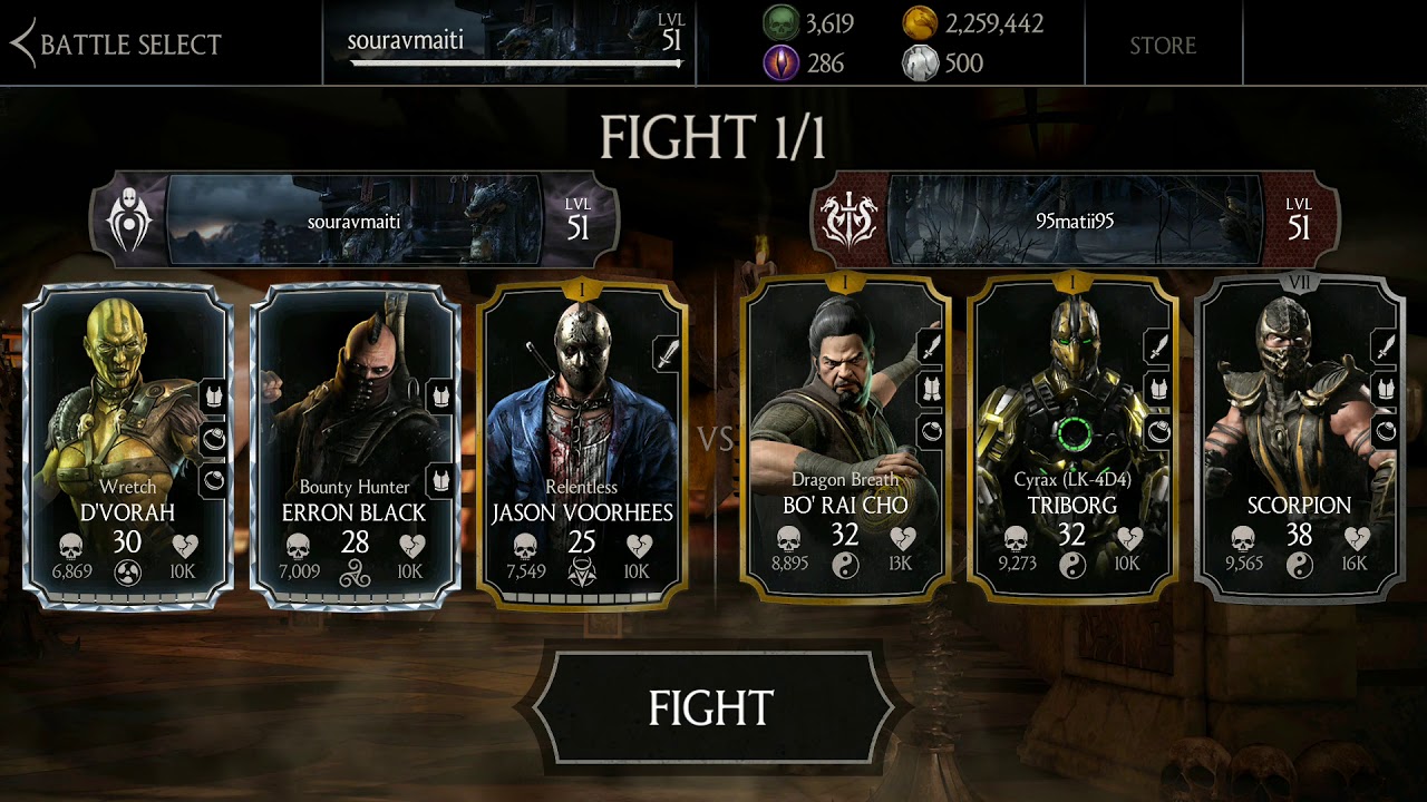 Mortal Kombat X Mobile Game Play - YouTube
