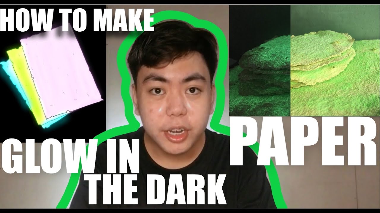 How to Make Glow in the Dark Paper - YouTube