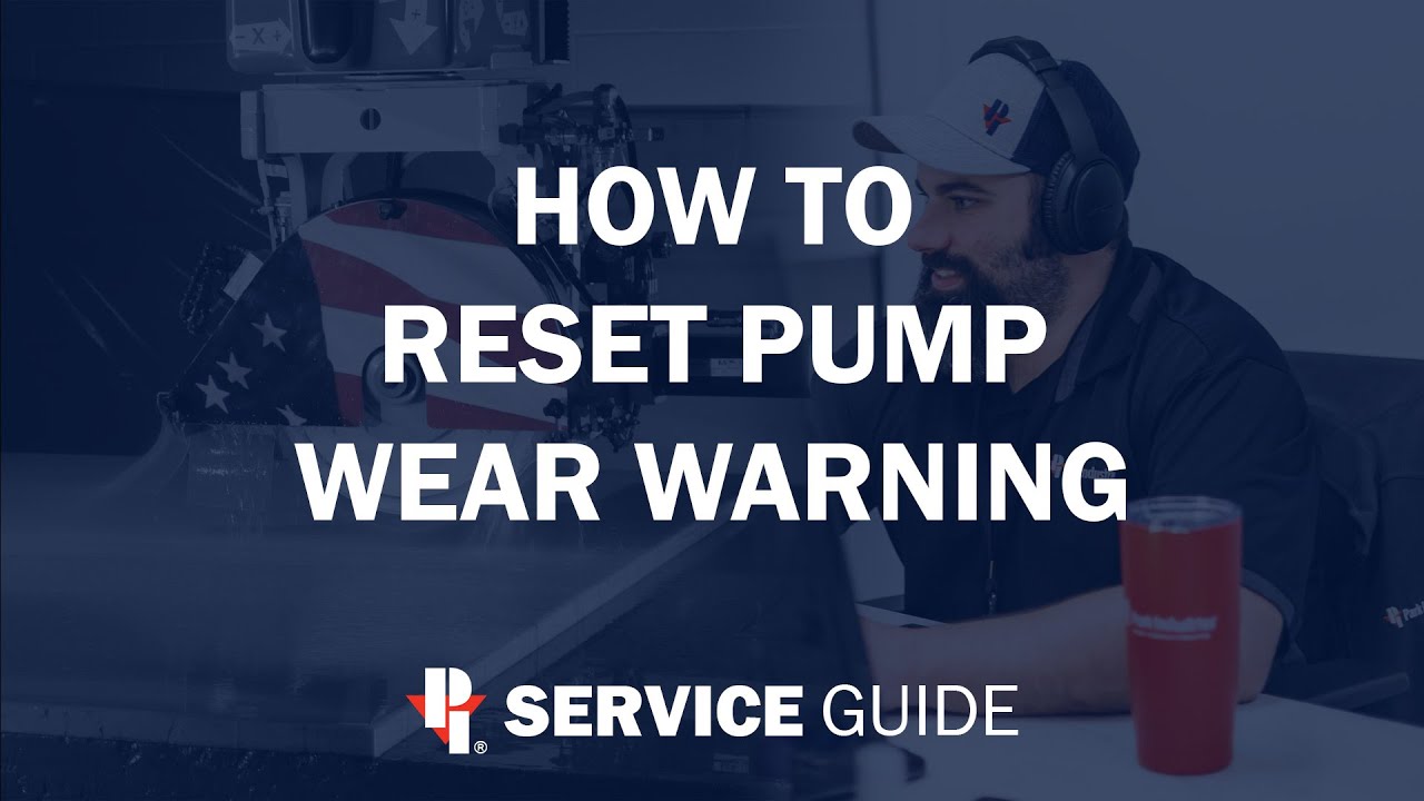 How to Reset Pump Unit Wear Warning | Service - YouTube