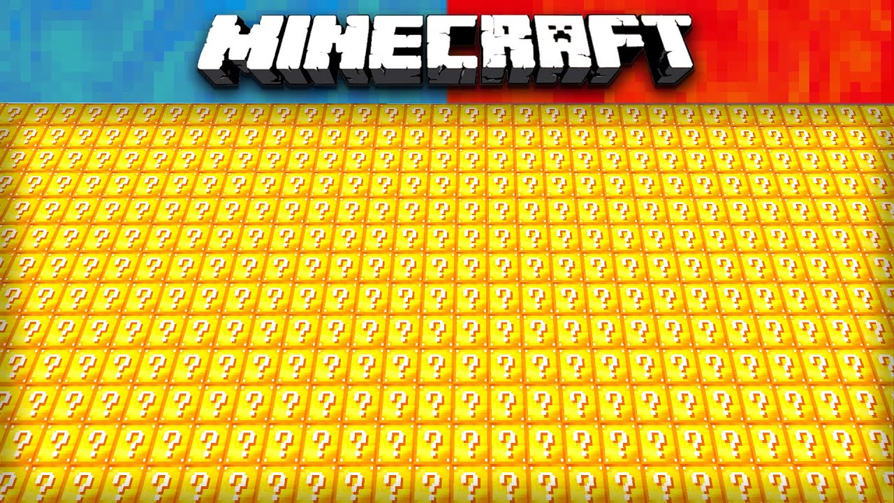 1v1 LUCKY BLOCK WALLS! (RED vs BLUE) Minecraft Mods - YouTube