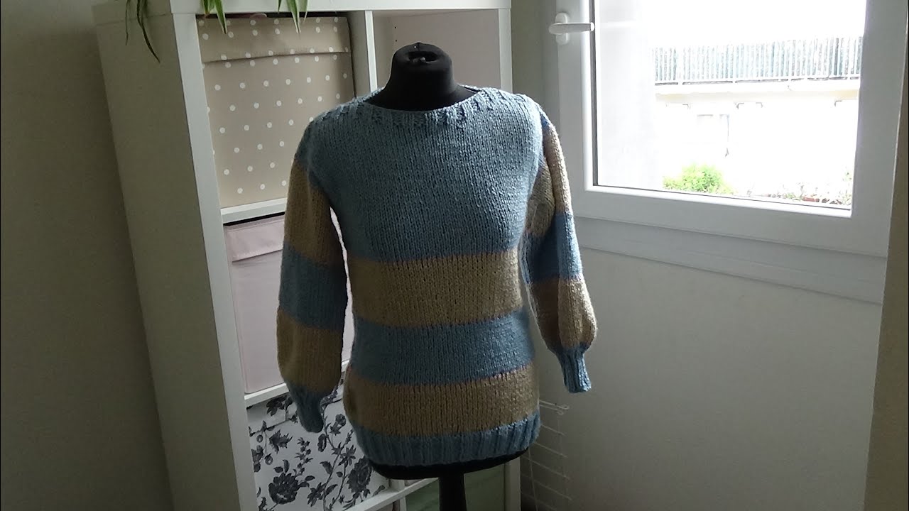 PUll femme tres simple - YouTube