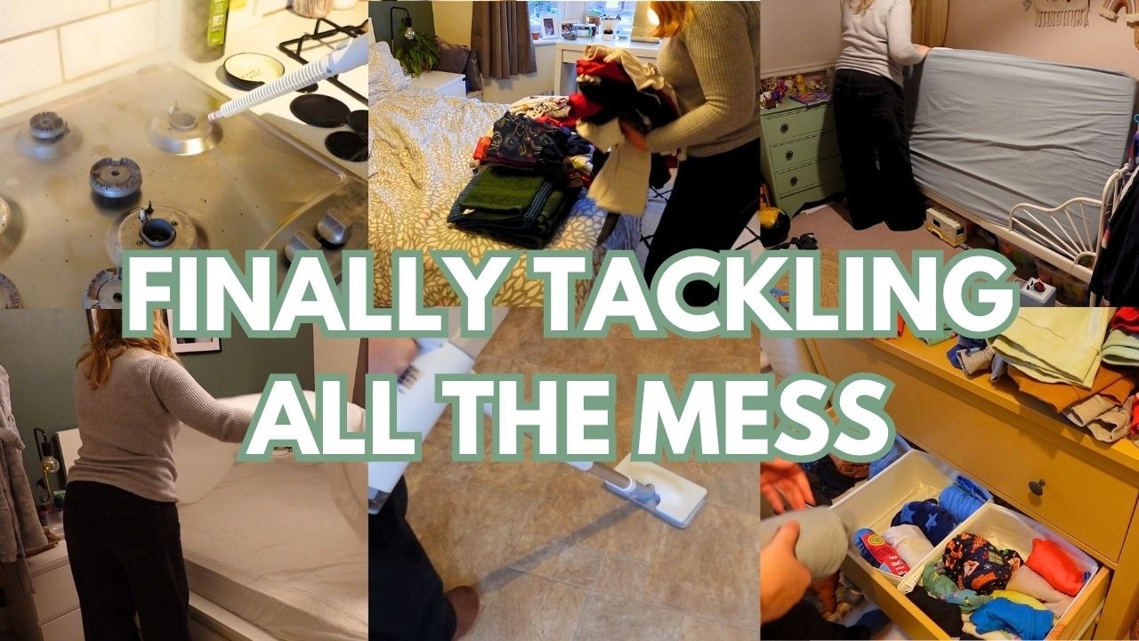 Transforming My Messy Home | Satisfying Clean With Me 💨🧽 - YouTube