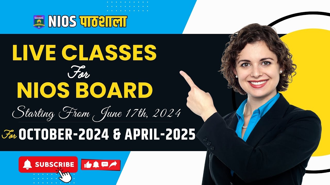 NIOS Live Batch Starts on 17th June @VISIONPOINT - YouTube